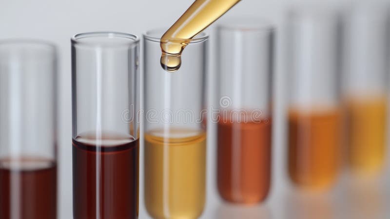 Colorful Chemistry Exploring Liquid Color Variations in Test Tubes with ...