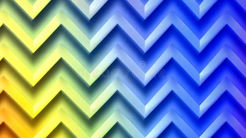 Colorful Chevron Pattern with Gradient Design Stock Footage - Video of ...