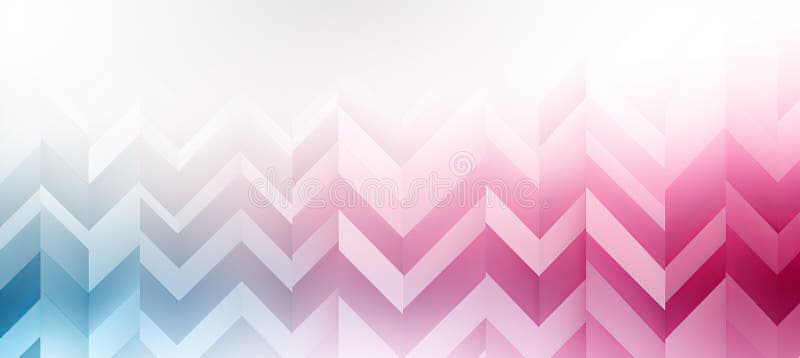 Colorful Chevron Pattern with Gradients in Shades of Blue and Pink on a ...