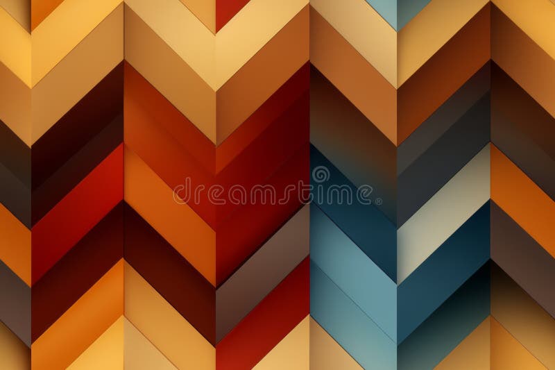 Colorful Chevron Pattern Wallpaper Stock Illustration - Illustration of ...