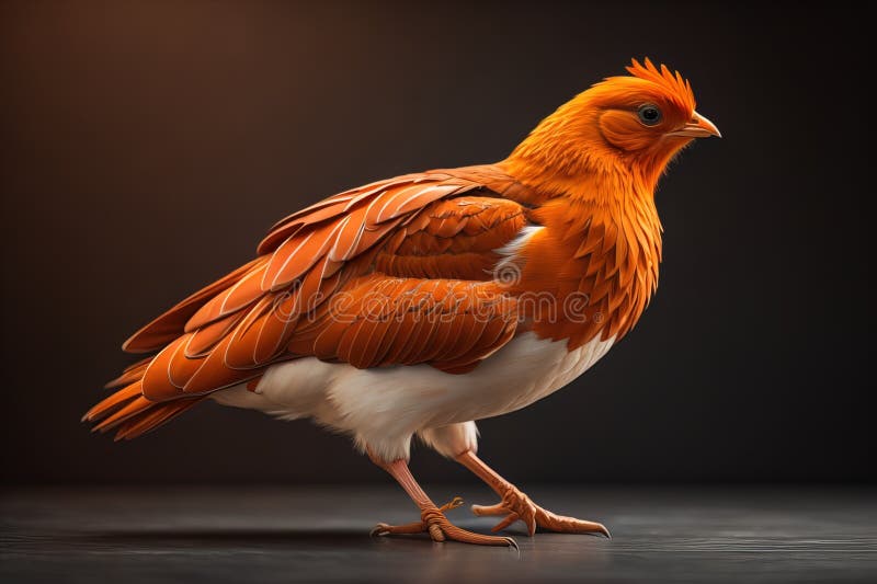 Colorful Chicken on a Solid Color Background, Studio Photo. Ai ...
