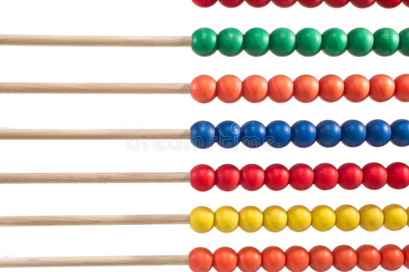 Colorful Child Abacus Detail Stock Photo - Image of play, childhood ...