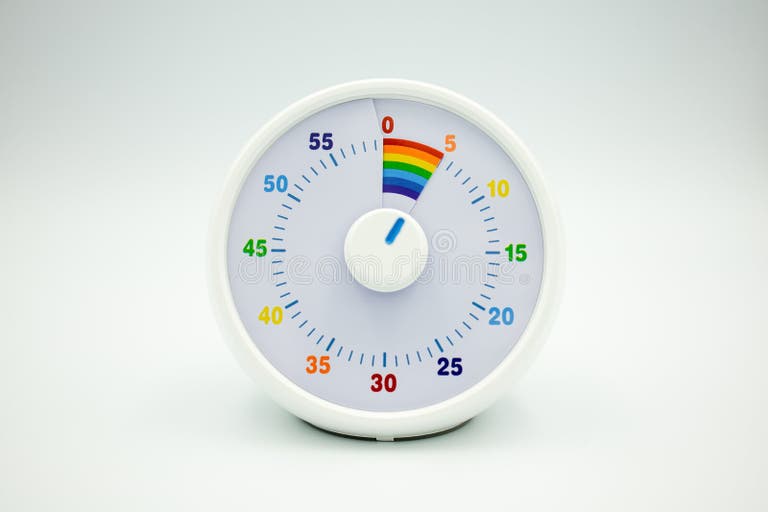 Colorful Children Timer with Rainbow Design and 60-minute Countdown ...