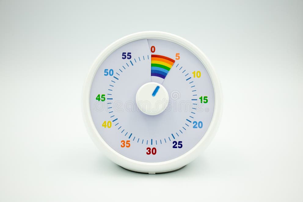 Colorful Children Timer with Rainbow Design and 60-minute Countdown ...