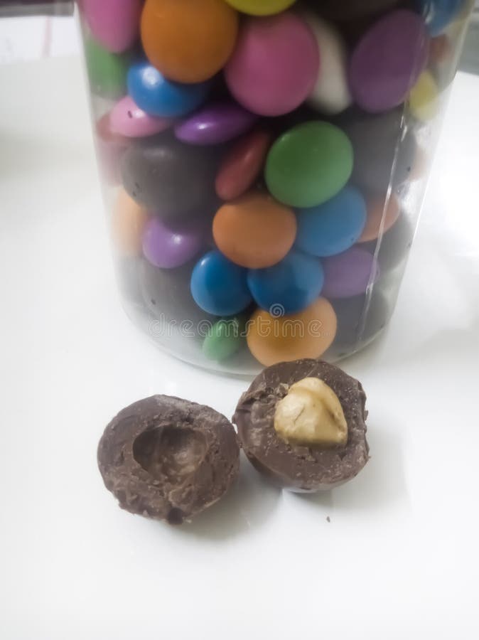 Colorful Chocolates Sweet Beautiful Delicious! Stock Image - Image of ...