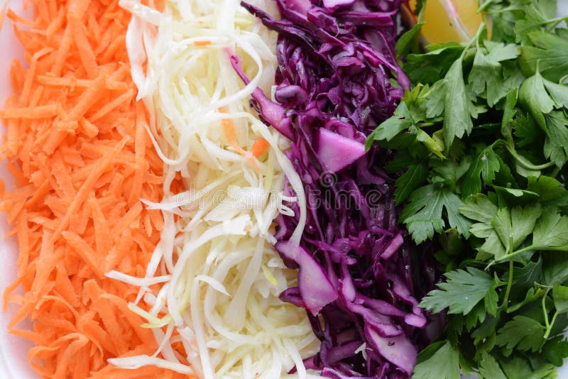 Colorful Chopped Vegetables in Line on White Casserole Stock Image ...