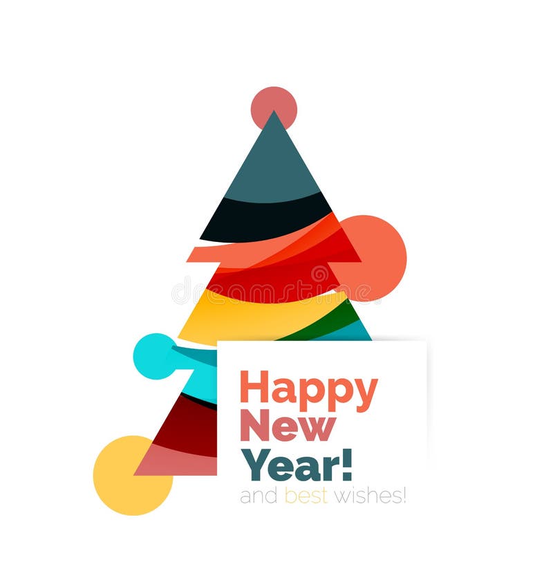 Colorful Christmas Abstract Banner Design Stock Vector - Illustration ...