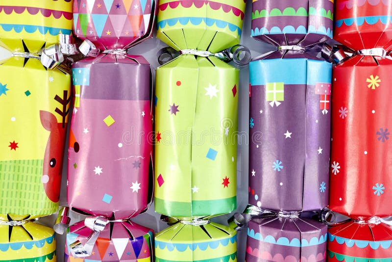 Colorful Christmas Bon Bons Stock Image - Image of december, detail ...