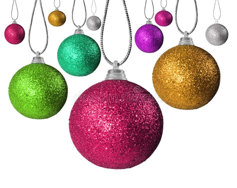 Christmas Baubles stock photo. Image of white, neon, bauble - 5983814