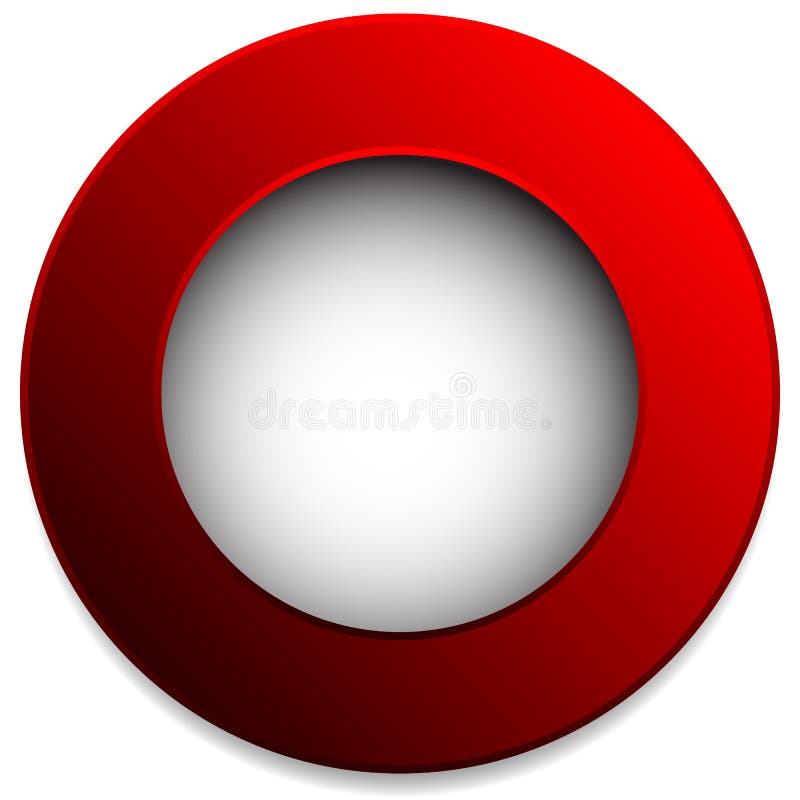 Blank, Empty Circle Shape, Circle Design Element. Circular, Circle ...