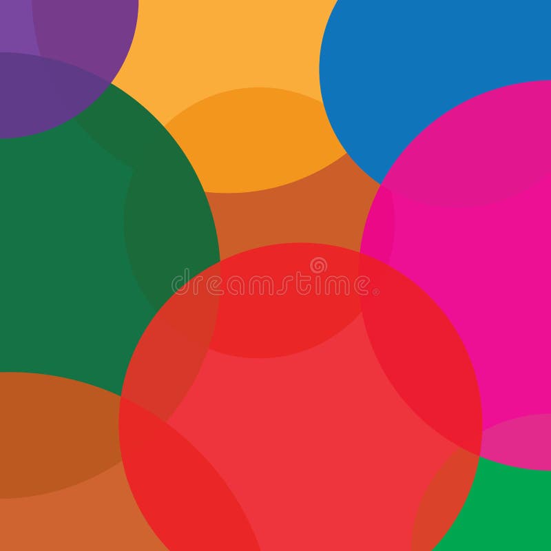 Colorful Circle Blend Abstract Logo Background Stock Vector ...