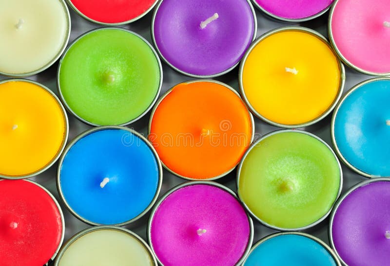 Easter Egg Candle Decorations Stock Image - Image of holidays, colorful ...