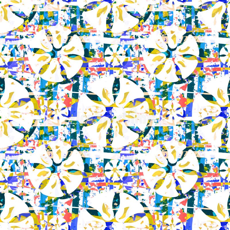 Colorful Circle Pattern with Abstract Shapes, Surface Cover, Digital ...