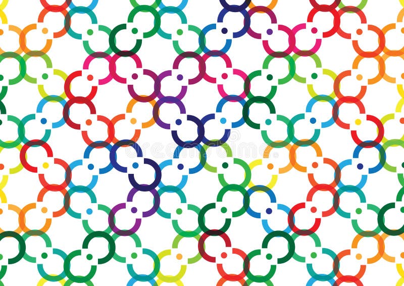 Colorful Circle Pattern Abstract Vector Background Stock Vector ...