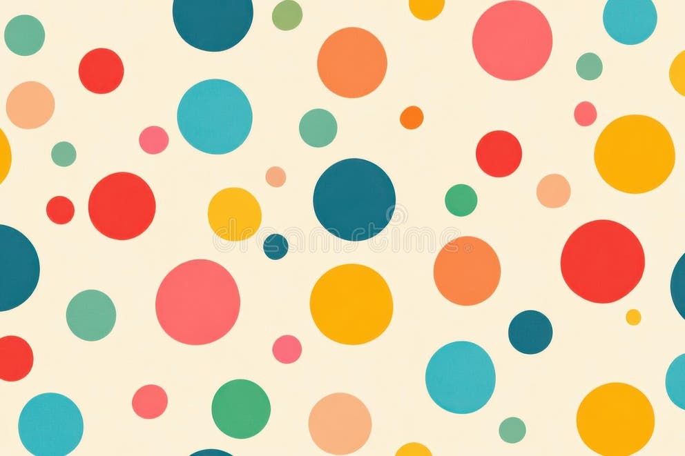Colorful Circle Pattern Design with Geometric Shapes for Backgrounds ...