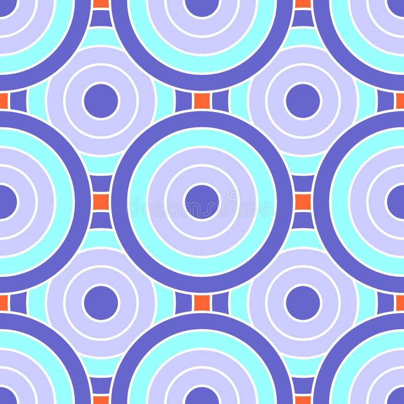 Colorful Circle and Square Pattern Background Stock Vector ...