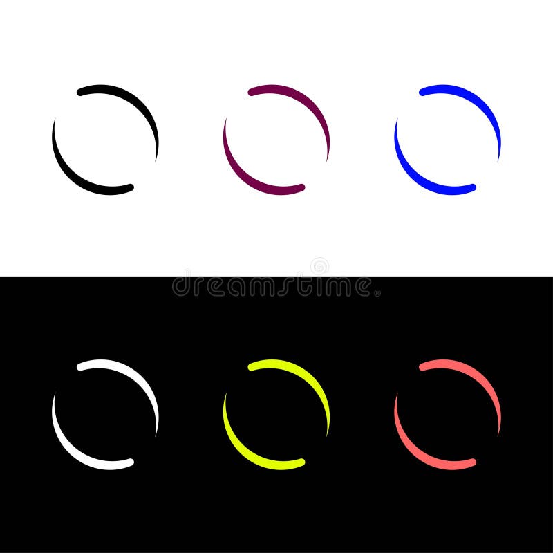Colorful Circle Vector Logo Template Illustration Stock Vector ...