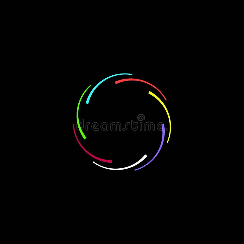 Colorful Circle Vector Logo Illustration Stock Illustration ...