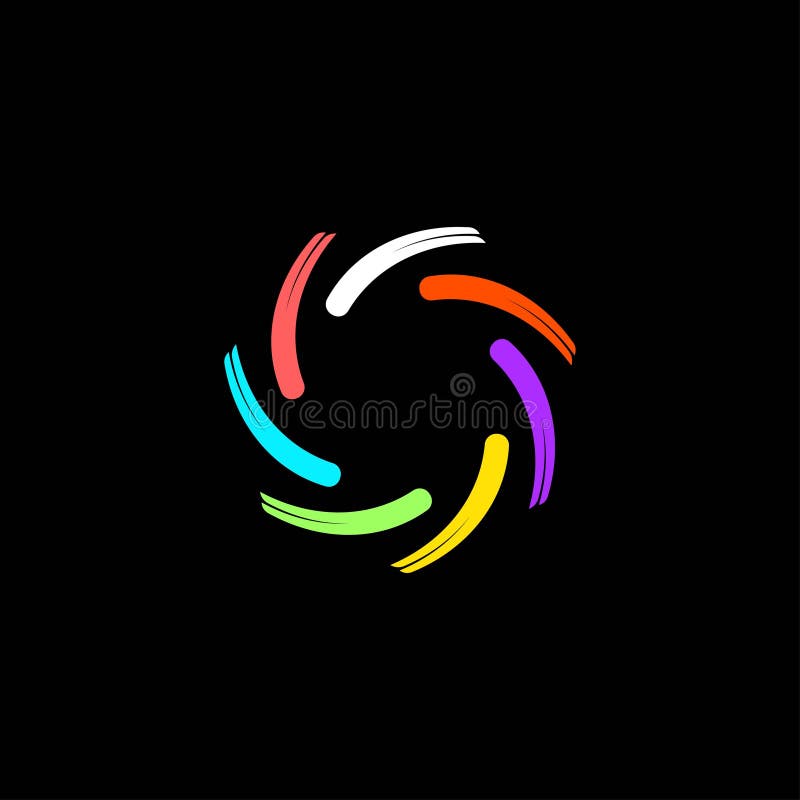 Colorful Circle Vector Logo Template Illustration Stock Vector ...