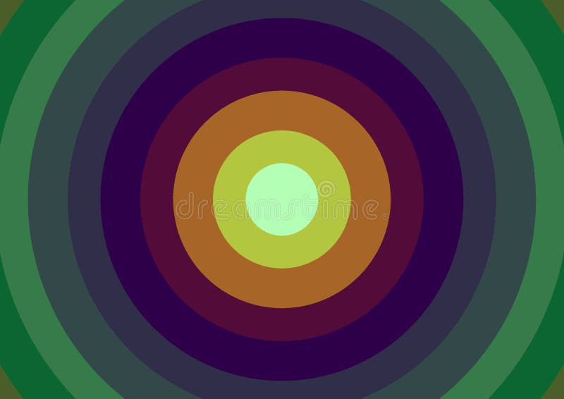 Colorful Circles Layered Pattern Centered Background Wallpaper Design ...