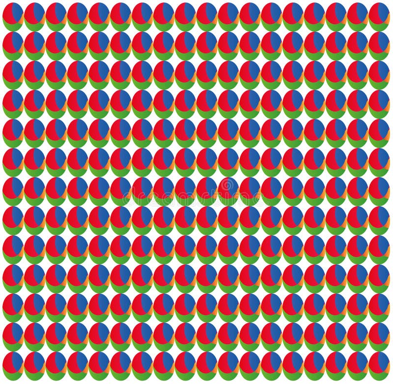 Colorful Circles Shapes Pattern Stock Illustration - Illustration of ...