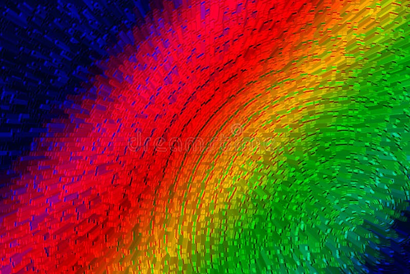 Colorful Circular Abstract Background with Circular Lines Stock ...