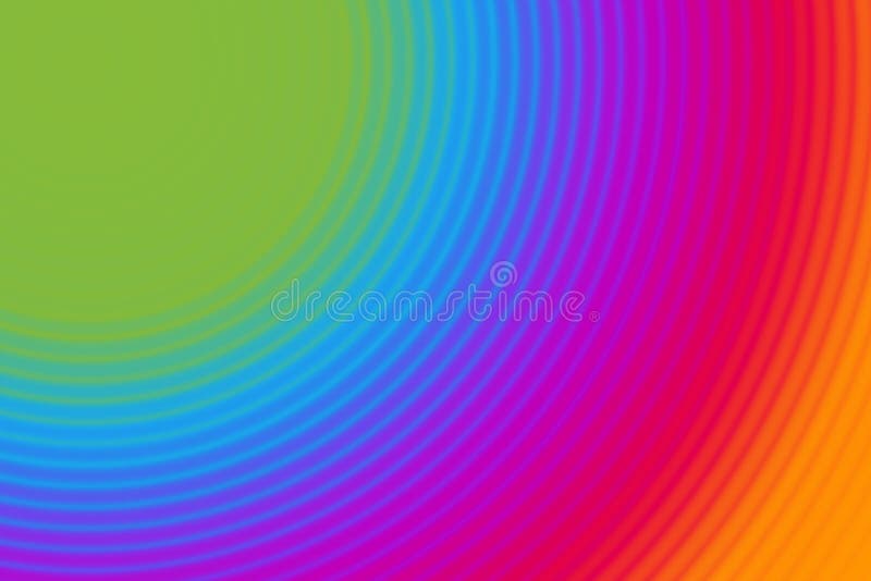 Colorful Circular Abstract Background with Circular Lines Stock Image ...