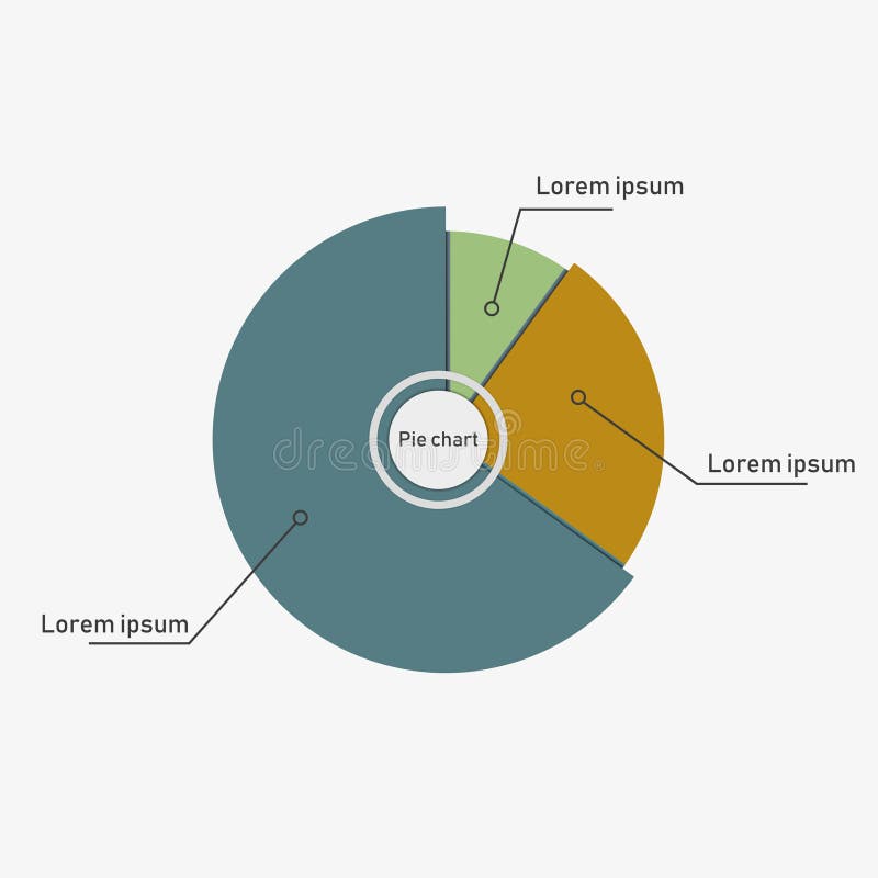 Colorful Circular Chart, Diagram, Pie Chart. Vector Illustration Stock ...