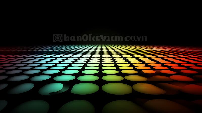 Colorful Circular Pattern Floor Design Abstract Background Stock Photo ...