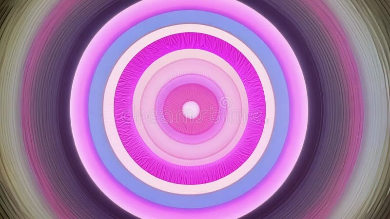 Colorful Circular Patterns Evolving in Vibrant Animation Stock Video ...