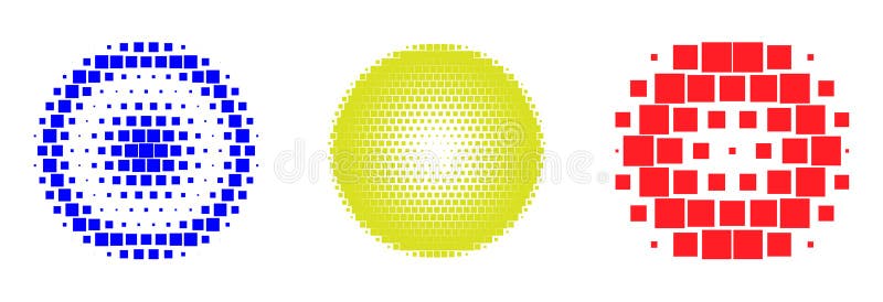 Colorful Circular Patterns on a White Stock Vector - Illustration of ...