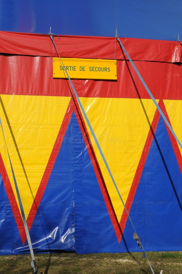Colorful circus tent stock image. Image of tent, blue - 24819975