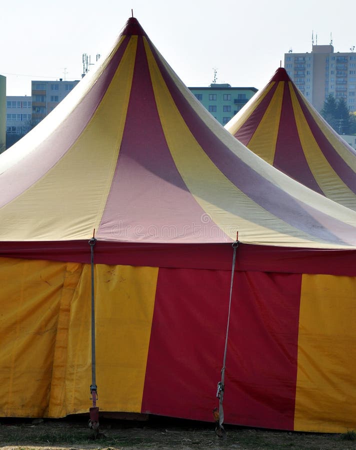 Colorful circus tent stock photo. Image of leisure, architecture - 39074232
