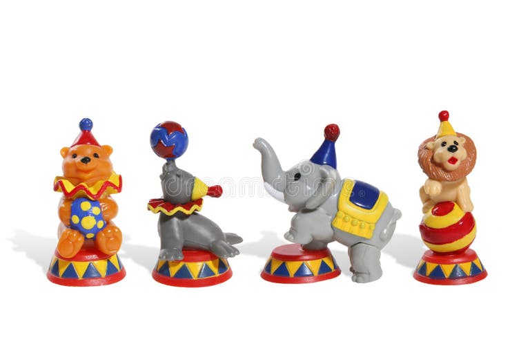 Colorful Circus Toys stock photo. Image of elephant, bear - 1726630