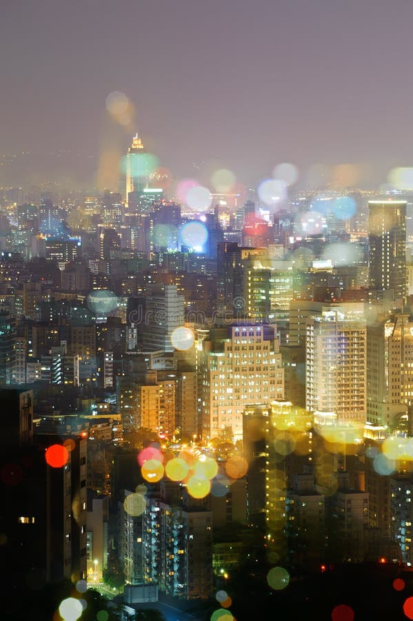 Colorful city night stock photo. Image of evening, famous - 19227246