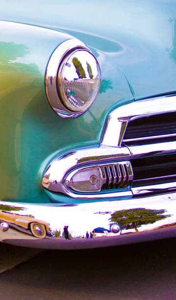 Colorful Classic car stock image. Image of chevrolet, magnificence ...