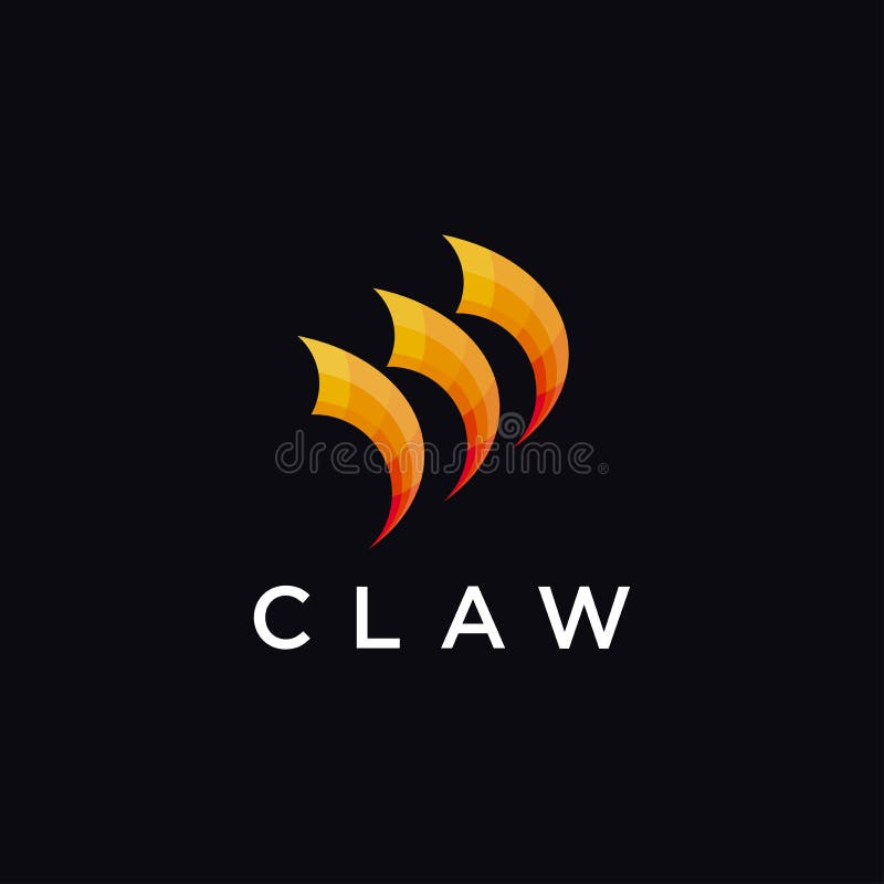 Colorful Claw Logo Icon Vector Stock Vector - Illustration of creative ...