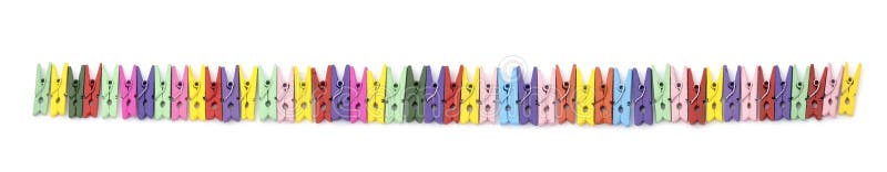 Colorful Clips for Washing Laundry Stock Photo - Image of clothes, hang ...