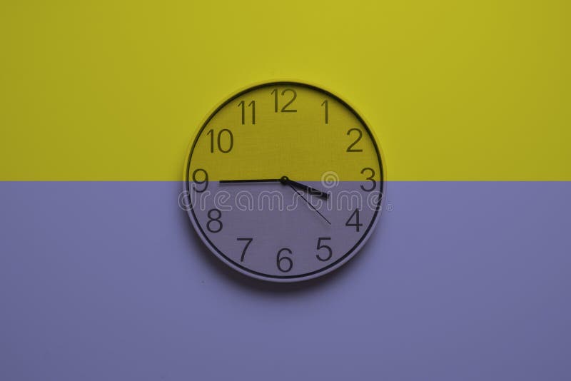 A Colorful Clock with Abstract Background, Creative Time Management ...