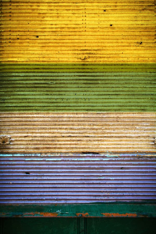 Colorful closed shutter stock photo. Image of design - 52751766