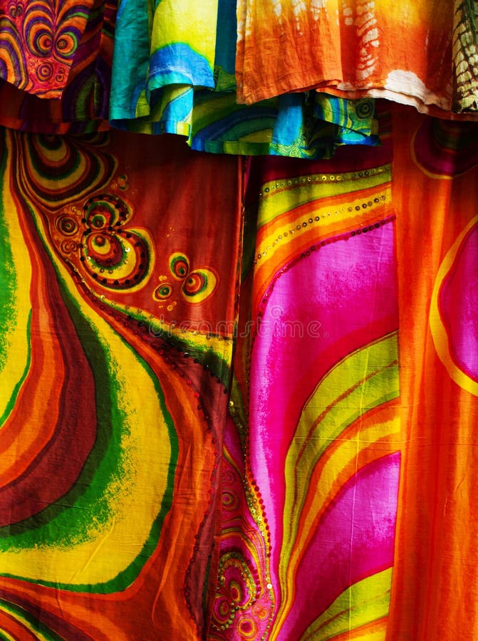 Colorful cloth stock image. Image of rich, dress, bright - 6370877