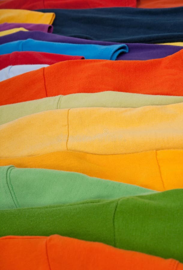 Colorful Clothes Abstract Background Stock Photo - Image of green ...