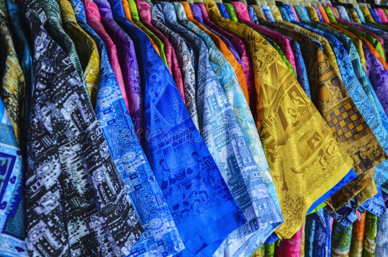 This Colorful Clothing Thailand Stock Photo - Image of form, collection ...