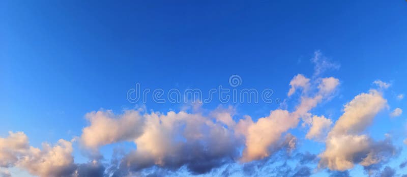 Beautiful Clouds on the Blue Sky Stock Image - Image of cloudscape ...