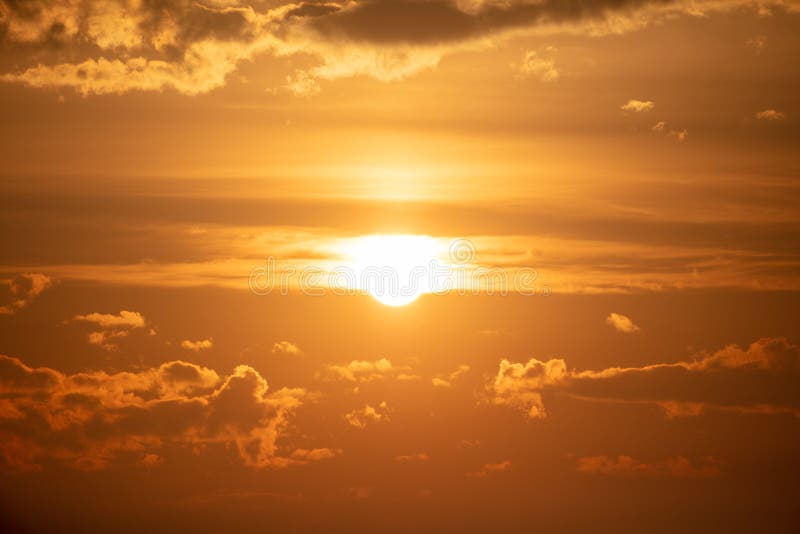 Colorful Clouds at Sunset As Background. Stock Photo - Image of clouds ...