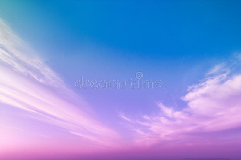 Colorful Cloudy Sky at Sunset. Stock Image - Image of coast, wave ...
