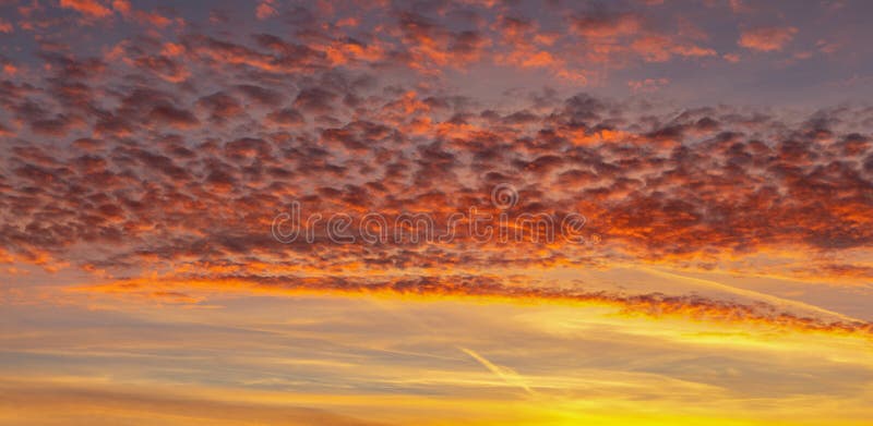 Colorful Cloudy Sky at Sunset. Sky Texture, Nature Background Stock ...