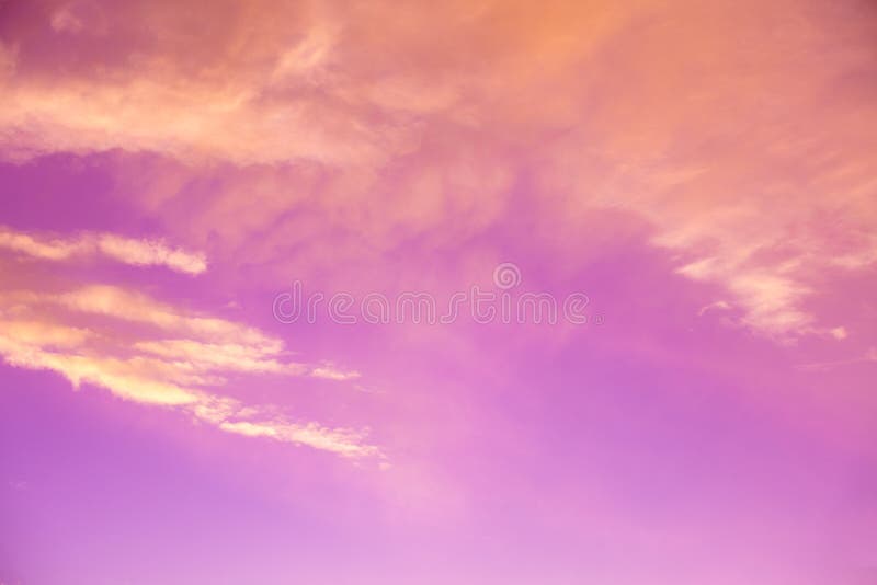 Colorful Cloudy Sky At Sunset. Stock Image - Image of landscape, cloud ...
