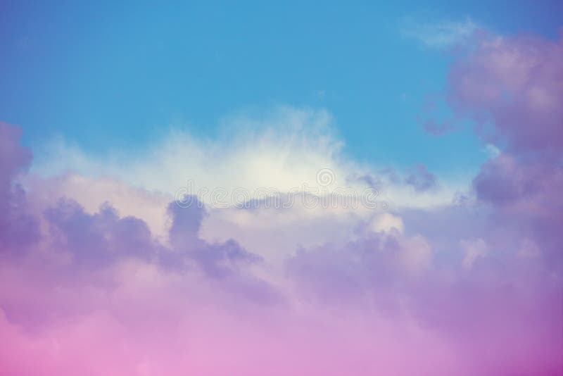 Colorful Cloudy Sky at Sunset Stock Photo - Image of colorful, scape ...