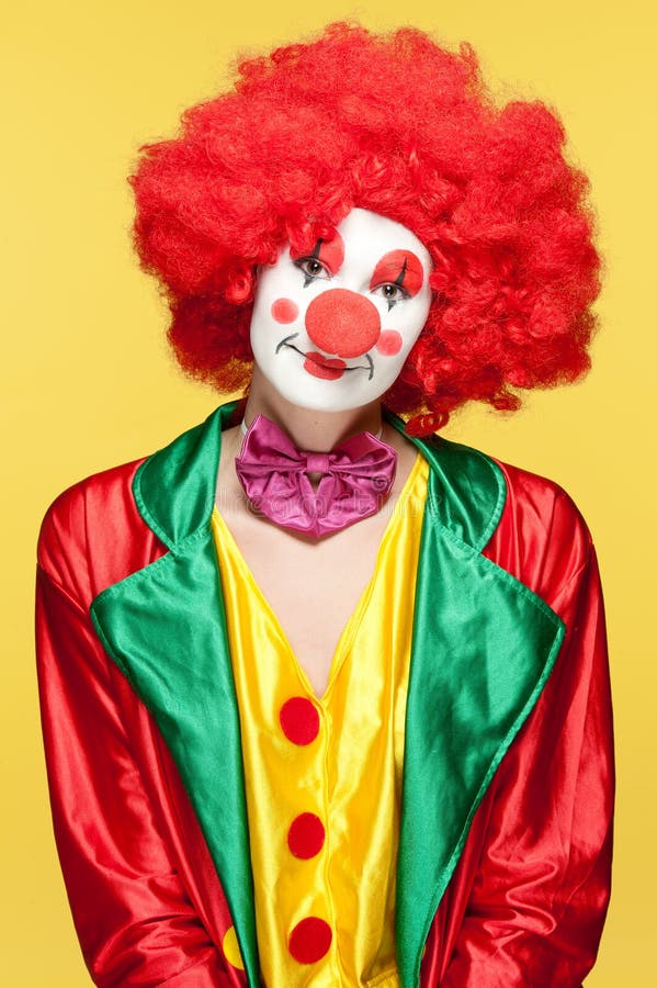 Colorful clown stock image. Image of female, adult, performance - 21916435